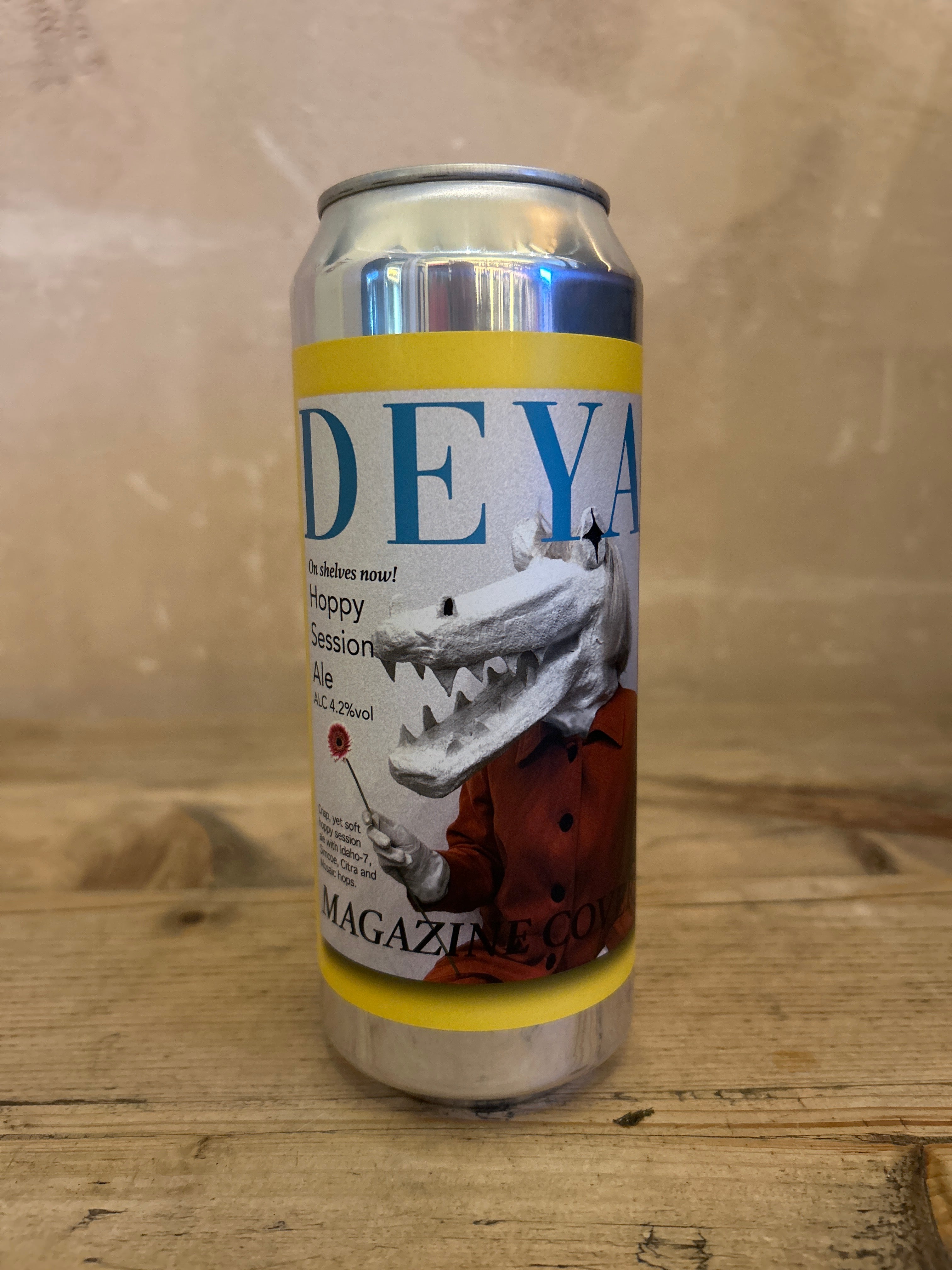 DEYA Magazine Cover 4.2% PALE ALE 500ml Cans – Charlie's Drinks Store