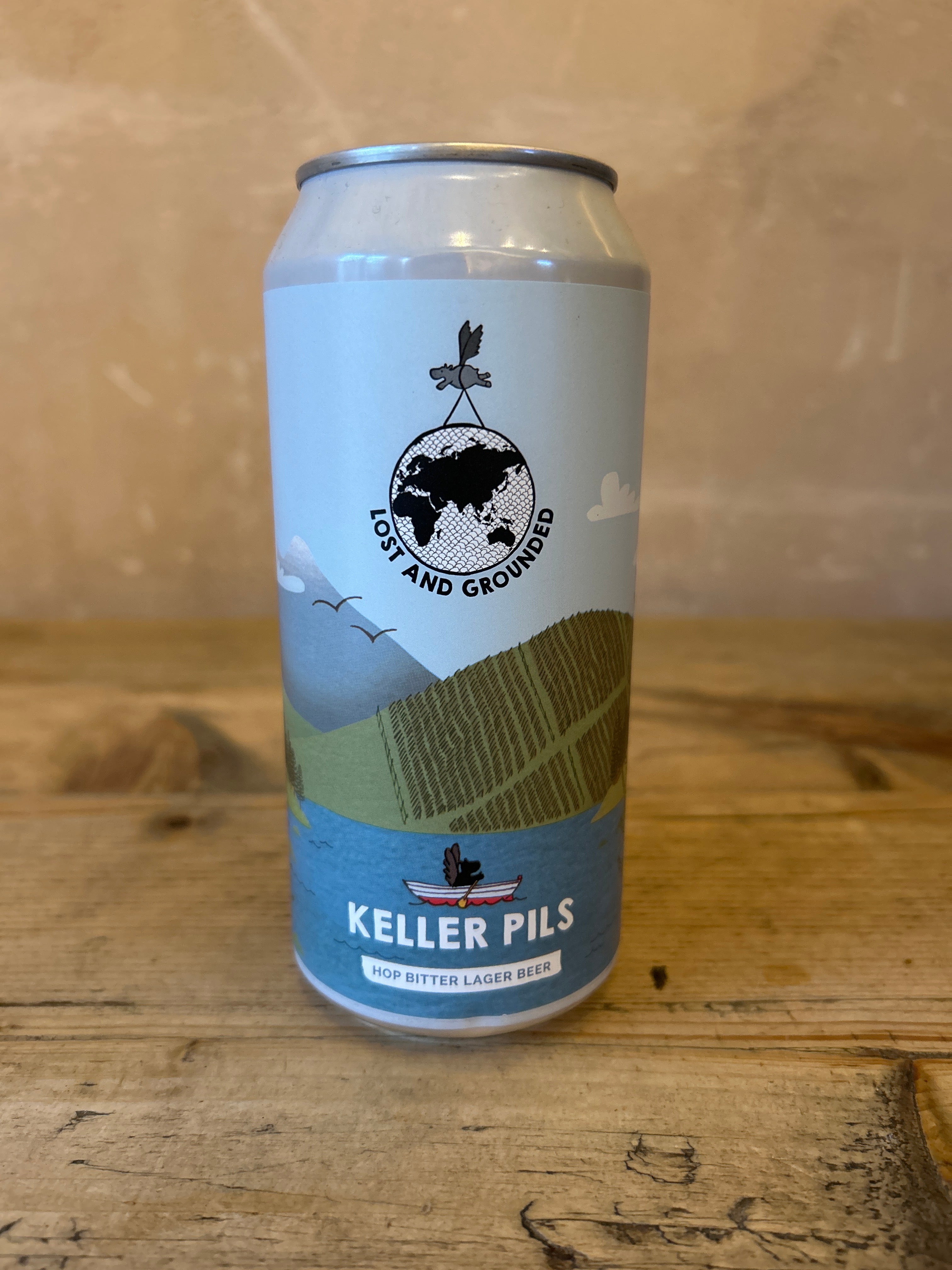 Lost and Grounded Keller Pils 440ml can – Charlie's Drinks Store